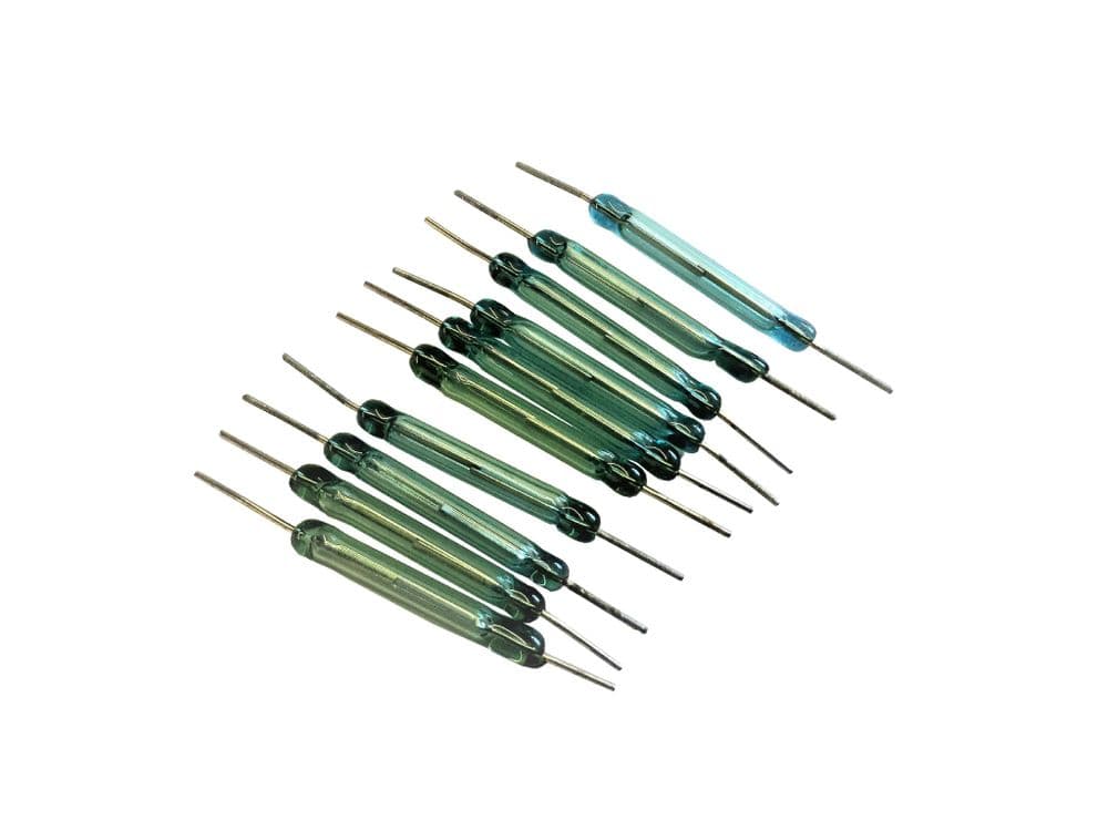 10 x Magnetic Glass Reed Switches Model Railways Control Circuits SPNO ...