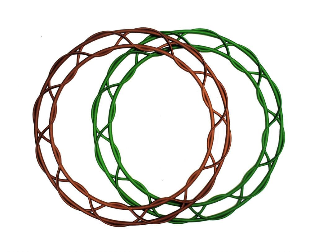 Wreath Ring Round Flat 12" Plastic Wreath Frame Choice of Colour S7807