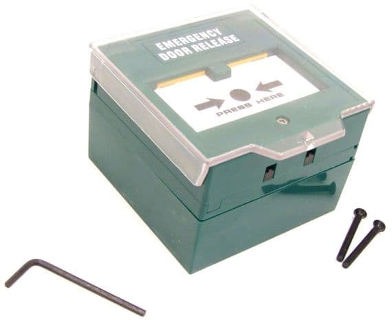 Emergency Green Break Glass Unit