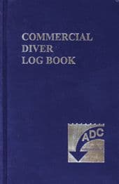 ADC BOOK LOGBOOK PROFESSIONAL DIVERS INLAND/INSHORE