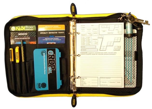PDC BOOK LOGBOOK DIVING BINDER INC INSERTS