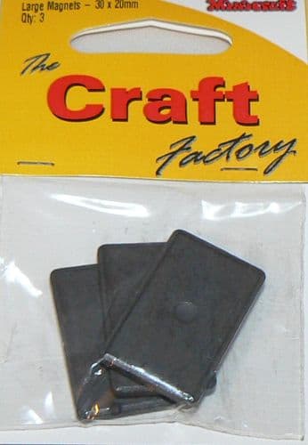 3 x Large Oblong Magnet for Teddy Bears