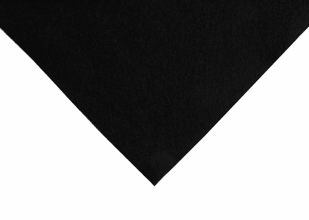 30cm Felt Wool Square 0148 Black