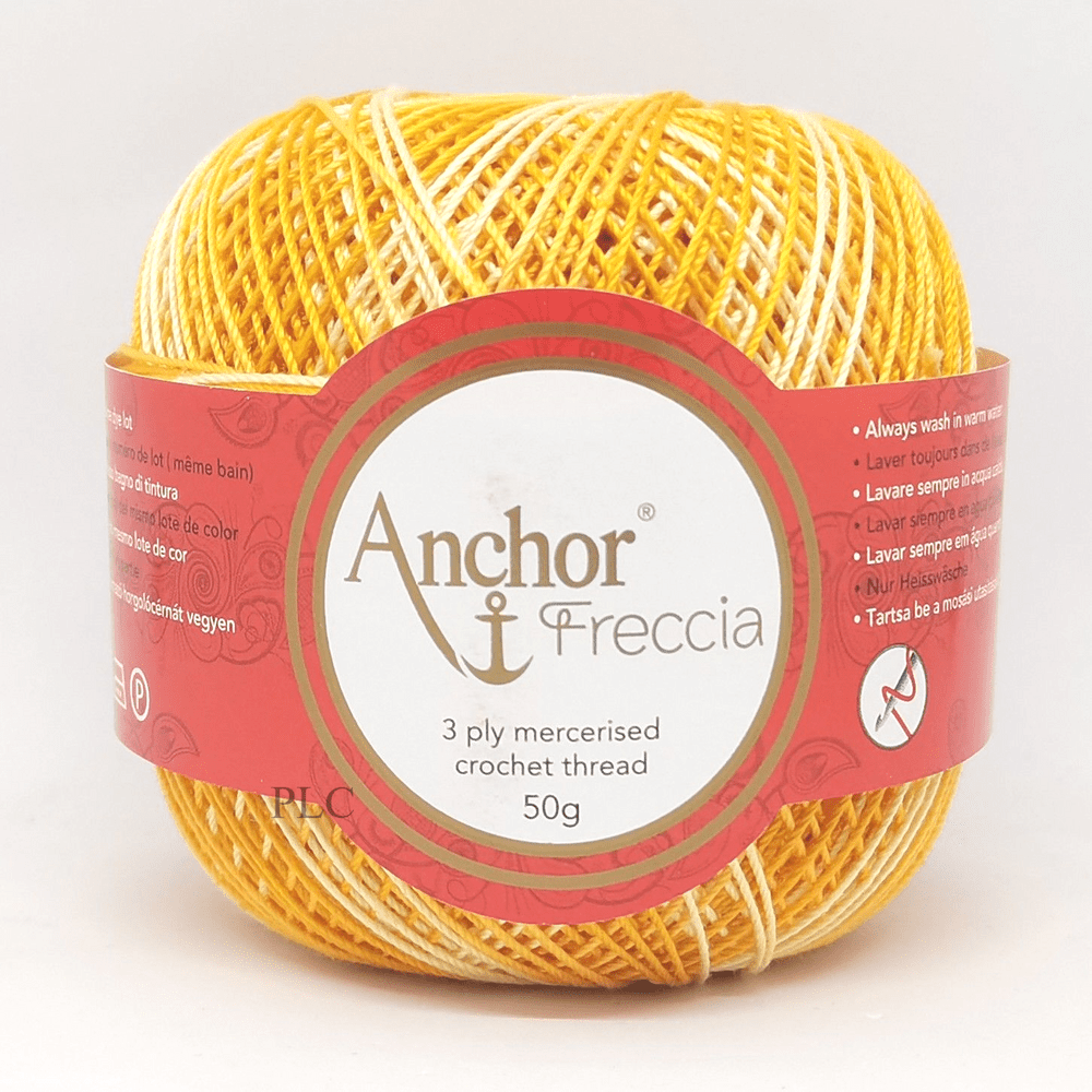Anchor Freccia Multicolour No 6 Crochet Cotton 9429 Orange