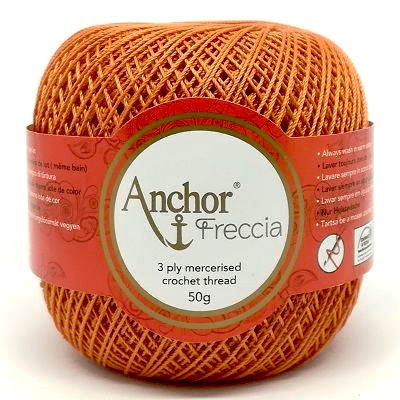 Anchor Freccia No 6 Crochet Cotton 1003 Terracotta