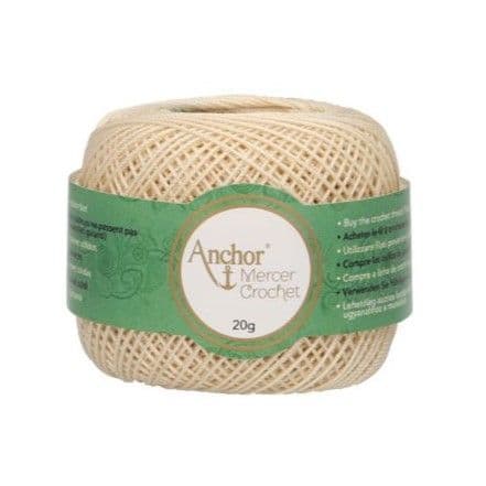 Anchor Mercer No 60 Crochet Thread 387 Beige 20g