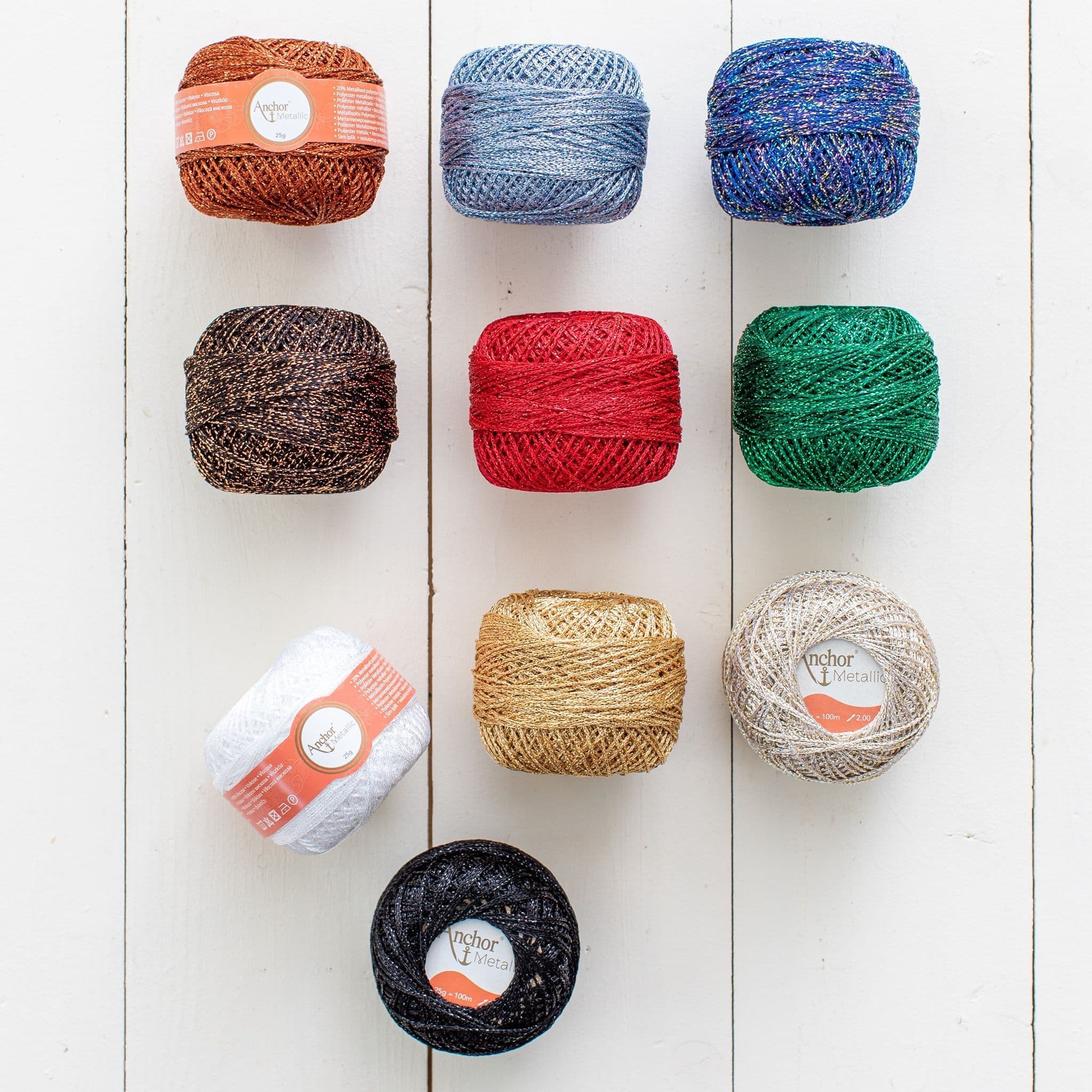 Anchor Metallic Crochet Thread No 5 - 314 Copper