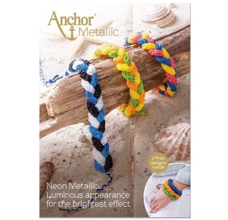 Anchor Metallic Neon Crochet Leaflet FREE