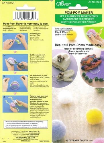 Clover Pom Pom Maker Tool SMALL - Purplelinda Crafts