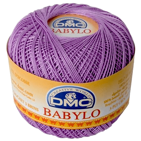 DMC BABYLO Crochet Cotton No 10 210 Lilac