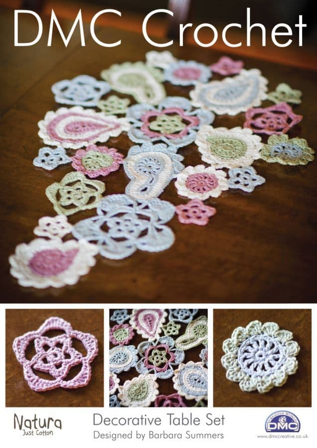 DMC Decorative Table Set Crochet Pattern 14895L/2