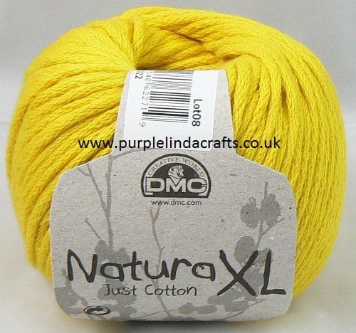DMC Natura XL Just Cotton Super Chunky Yarn 09 Yellow