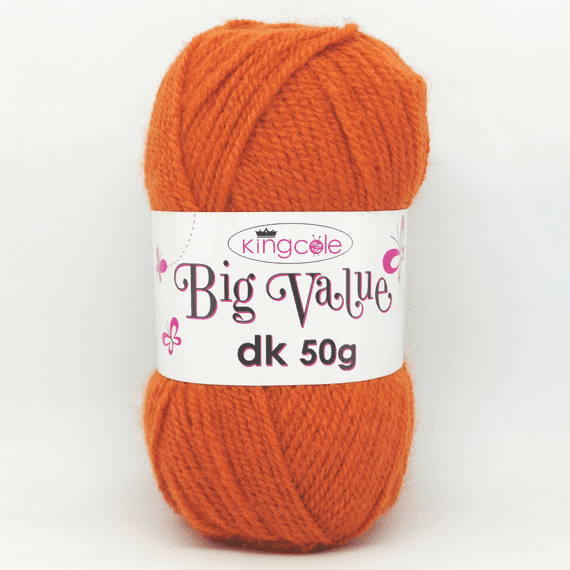 King Cole Big Value dk 50g - 3443 Rust