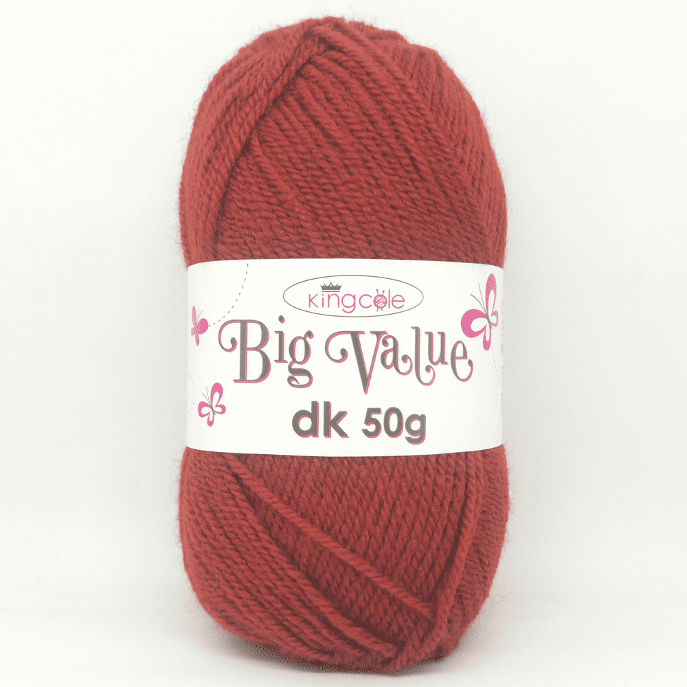 King Cole Big Value dk 50g - 4030 Brick