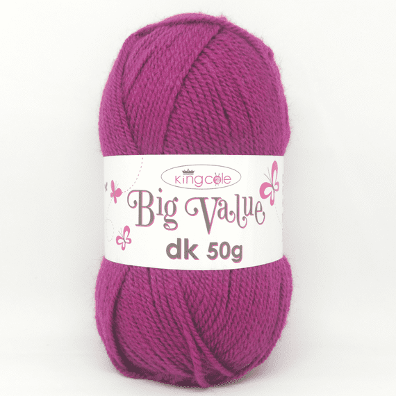 King Cole Big Value dk 50g - 4036 Cerise