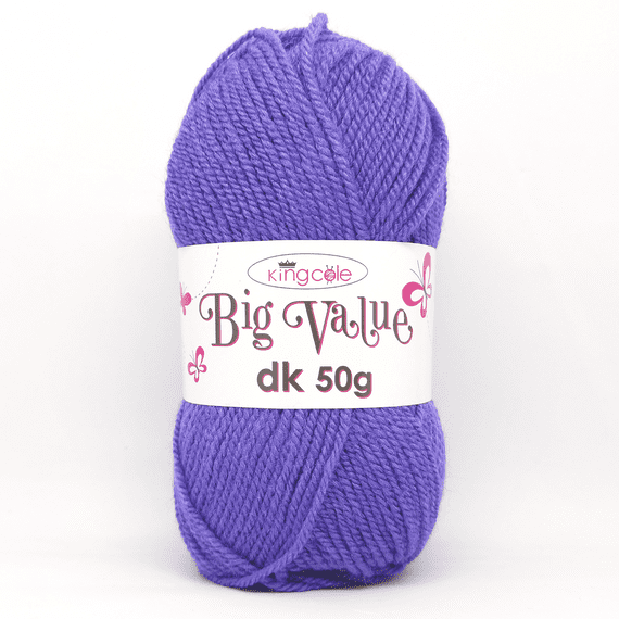 King Cole Big Value dk 50g - 4038 Violet