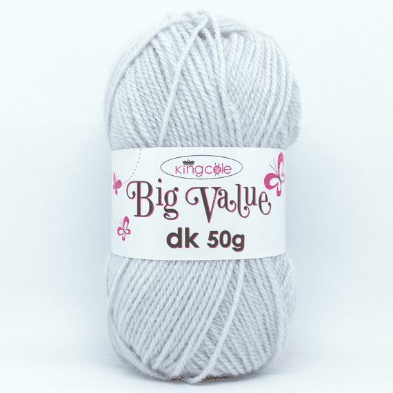 King Cole Big Value dk 50g - 4057 Silver