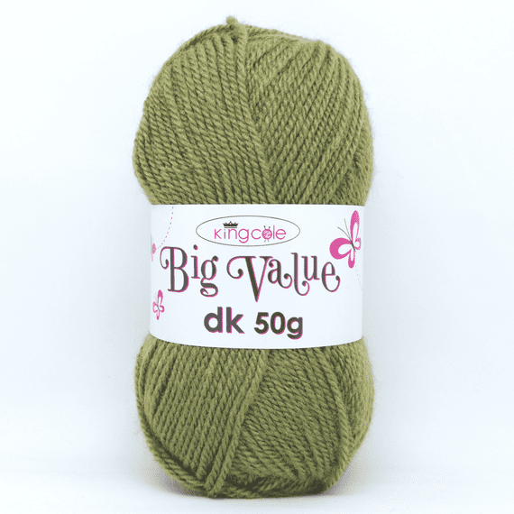 King Cole Big Value dk 50g - 4059 Leaf