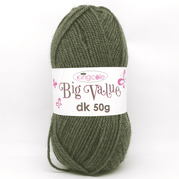 King Cole Big Value dk 50g - 4099 Forest