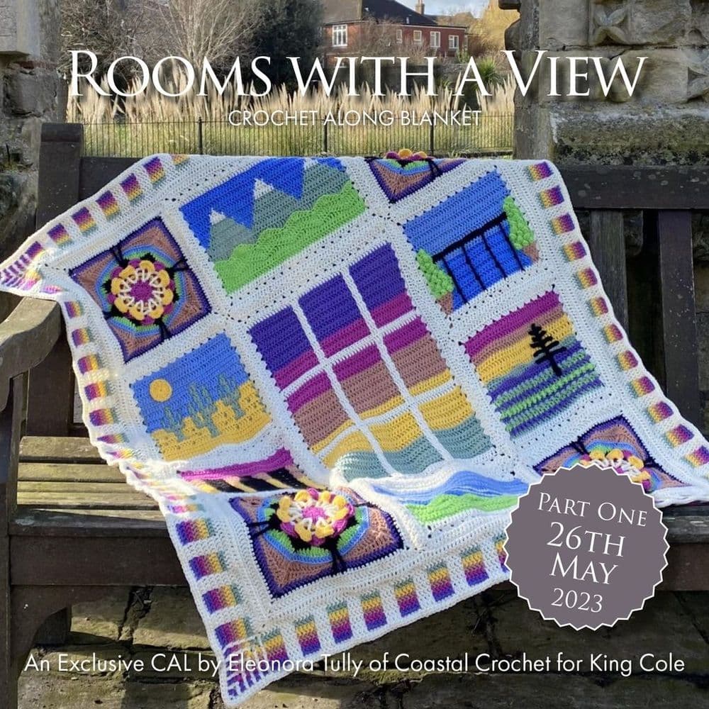 King Cole CAL Rooms With a View Cottonsoft DK Pack KIT Ecru