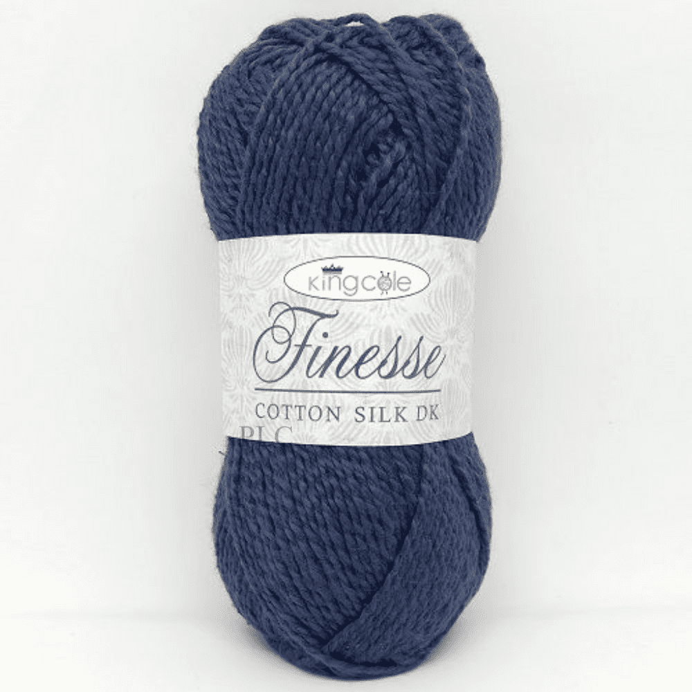 king-cole-finesse-cotton-silk-dk-yarn-2820-navy