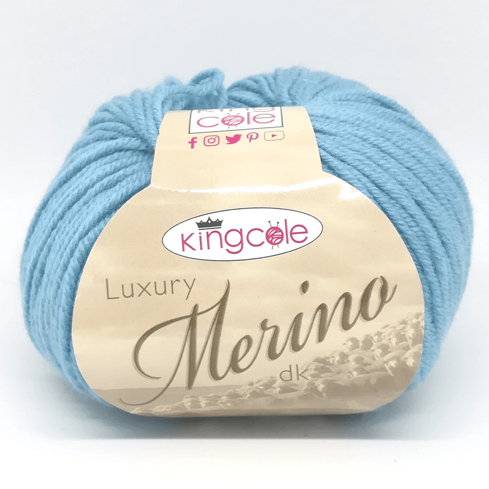 King Cole Luxury Merino DK 3390 Turquoise REDUCED