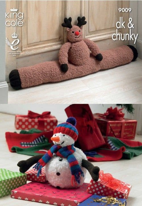 King Cole Rudolph Draught Excluder Snowman and Christmas Tree Skirt ...