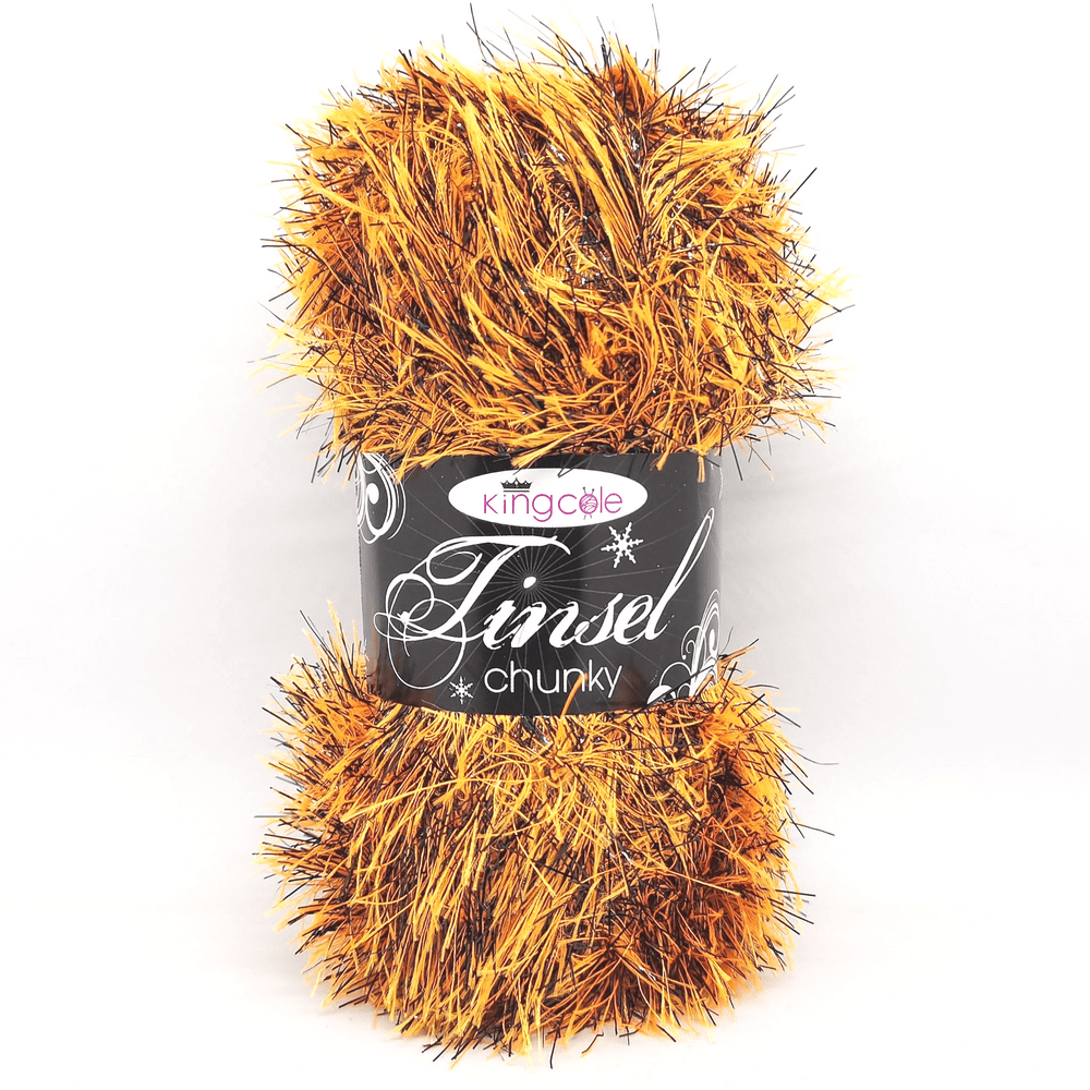 King Cole Tinsel Chunky Yarn 1994 Foxy