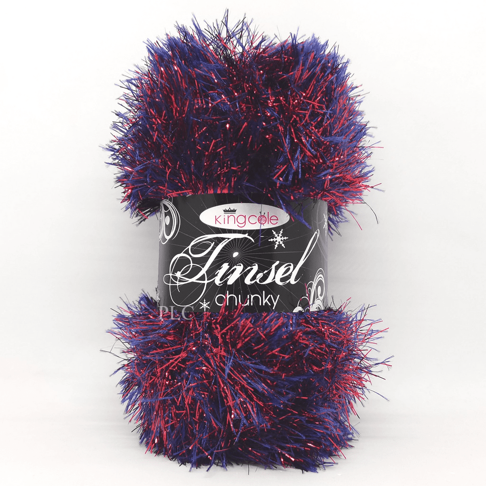 King Cole Tinsel Chunky Yarn 3065 Rocket