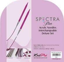 KnitPro Spectra FLAIR Acrylic Interchangeable Deluxe Set