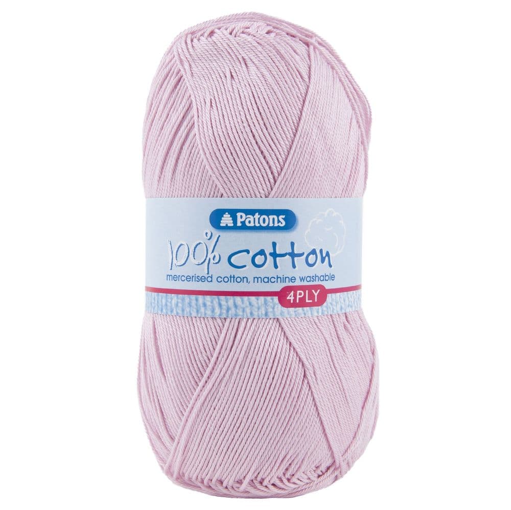 Patons 100 Cotton 4ply 1715 Nougat Pink Yarn