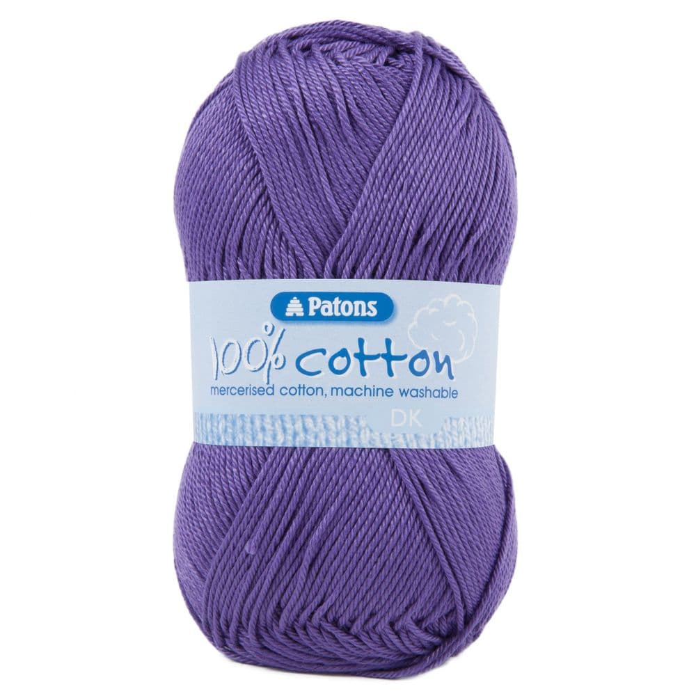 Patons 100 Cotton DK Yarn 2743 Purple