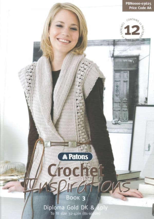 Patons Crochet INSPIRATIONS Book 3 Pattern 3625 CLEARANCE