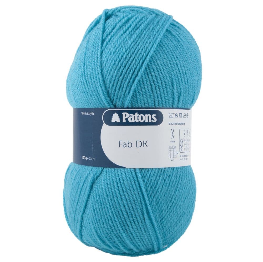 Patons Fab DK Yarn 2076 Ocean Blue