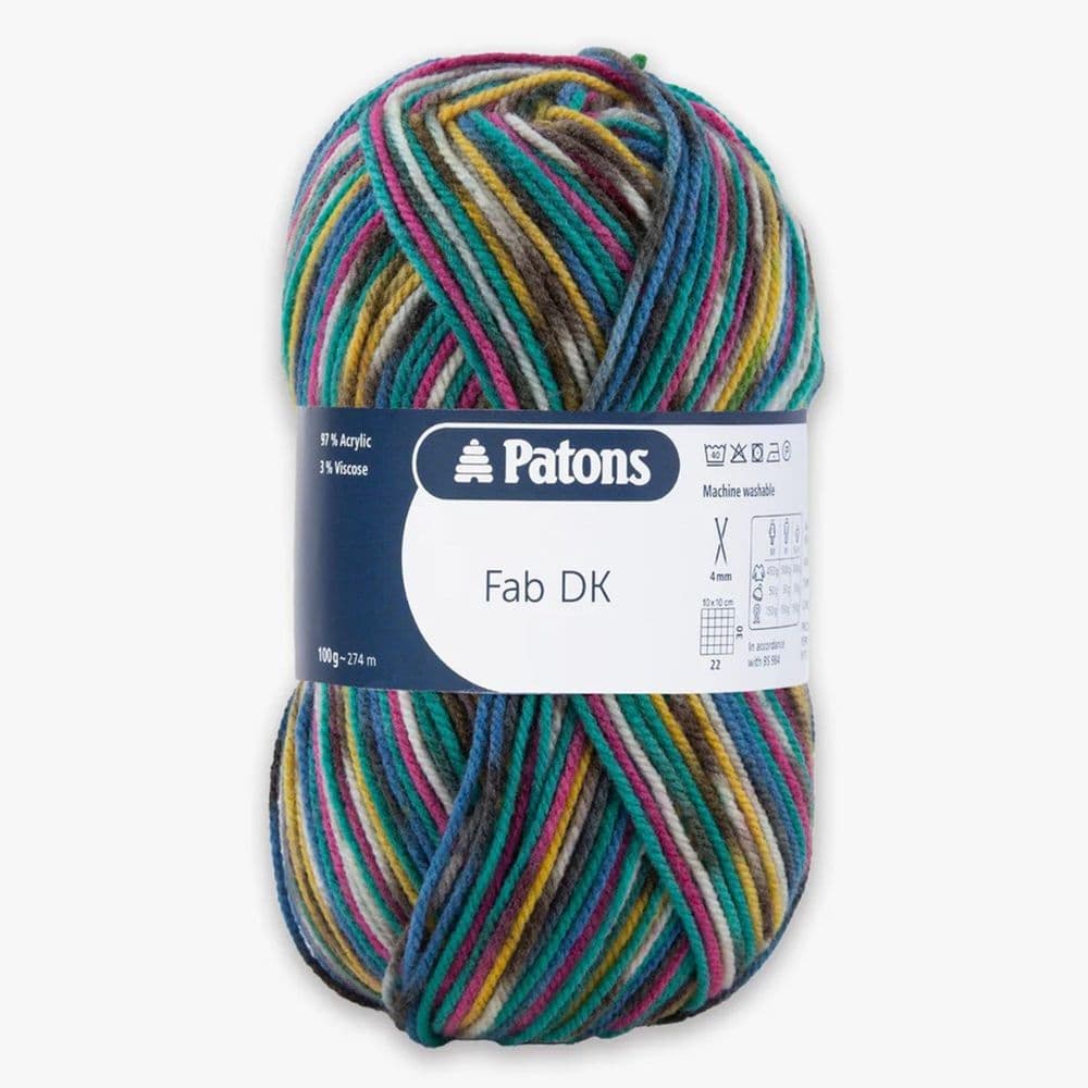 Patons Fab DK Yarn 2084 Jeans Colour