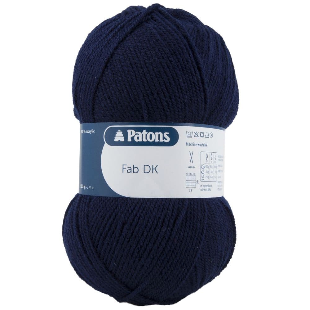 Patons Fab DK Yarn 2320 Navy