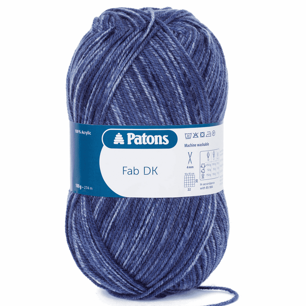 Patons Fab DK Yarn 2370 Navy Denim