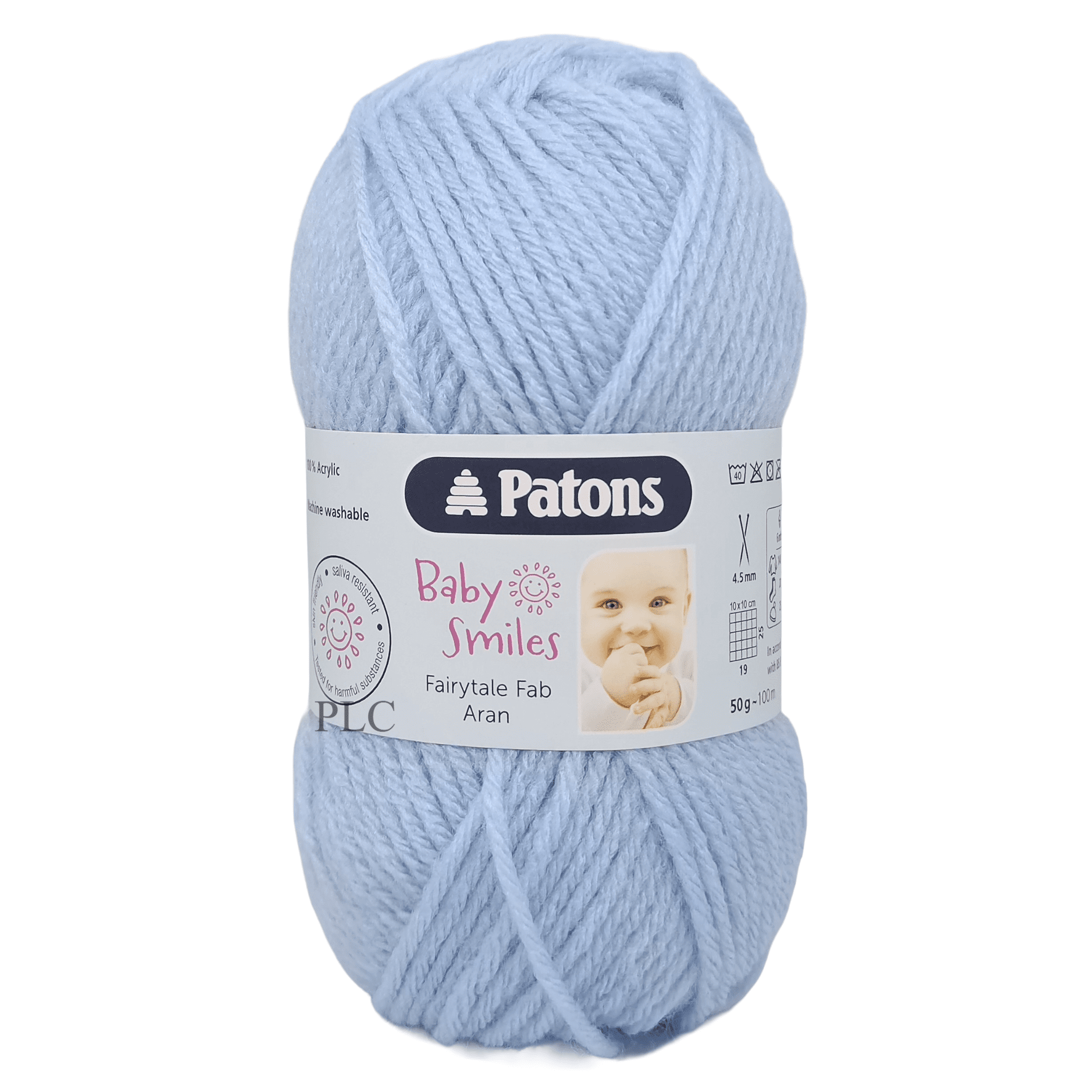 Patons Fairytale Fab Aran Yarn 1054 Pale Blue