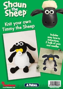 Patons TIMMY the SHEEP Knitting Kit - Pattern Yarn & Needles