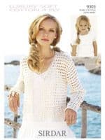 Sirdar 4ply Cardigans Crochet Pattern 9303