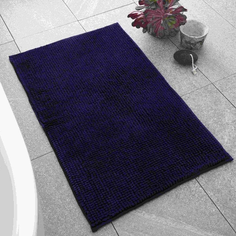 Catherine Lansfield Bobble Navy Bath Mat