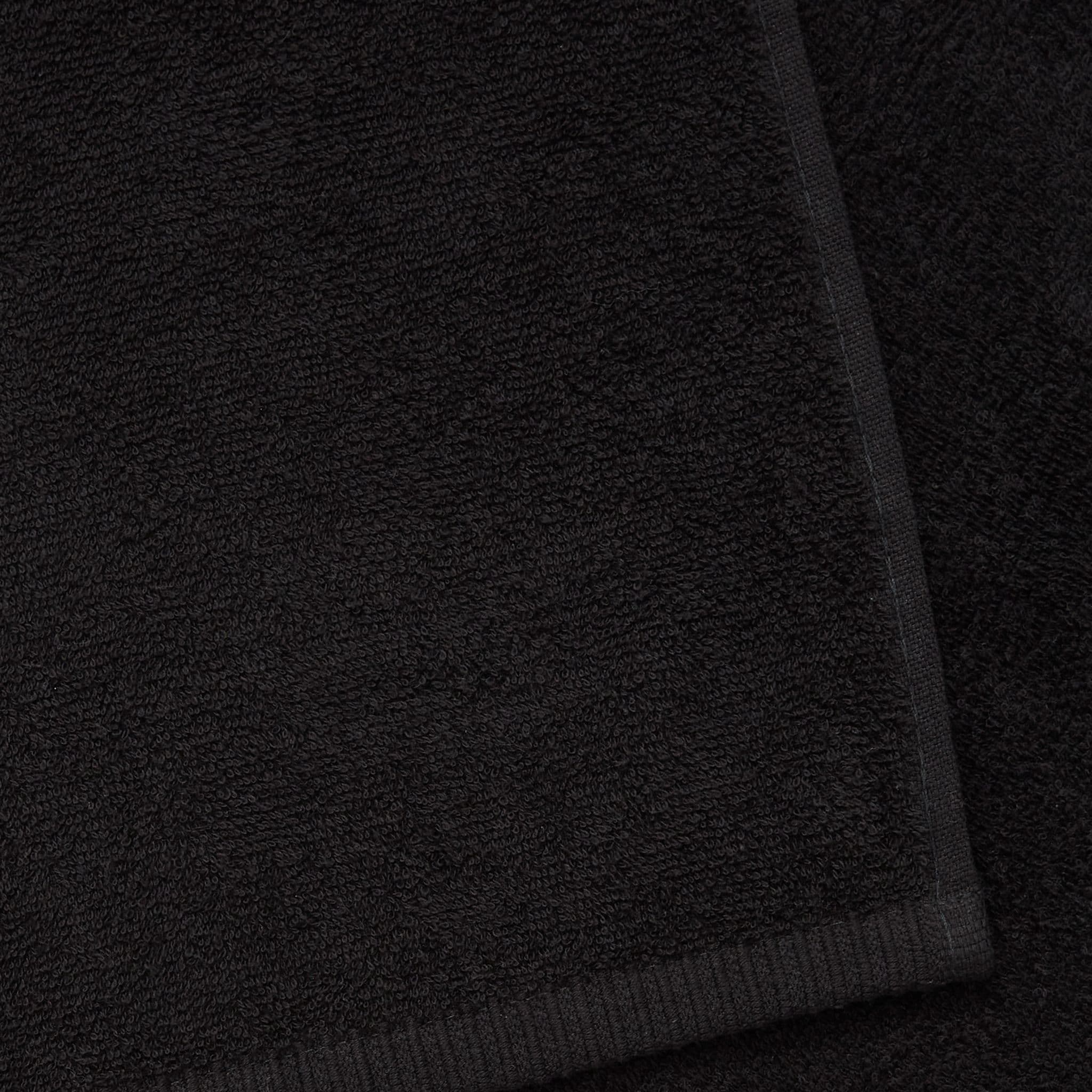Catherine Lansfield Quick Dry Black Bath Towels