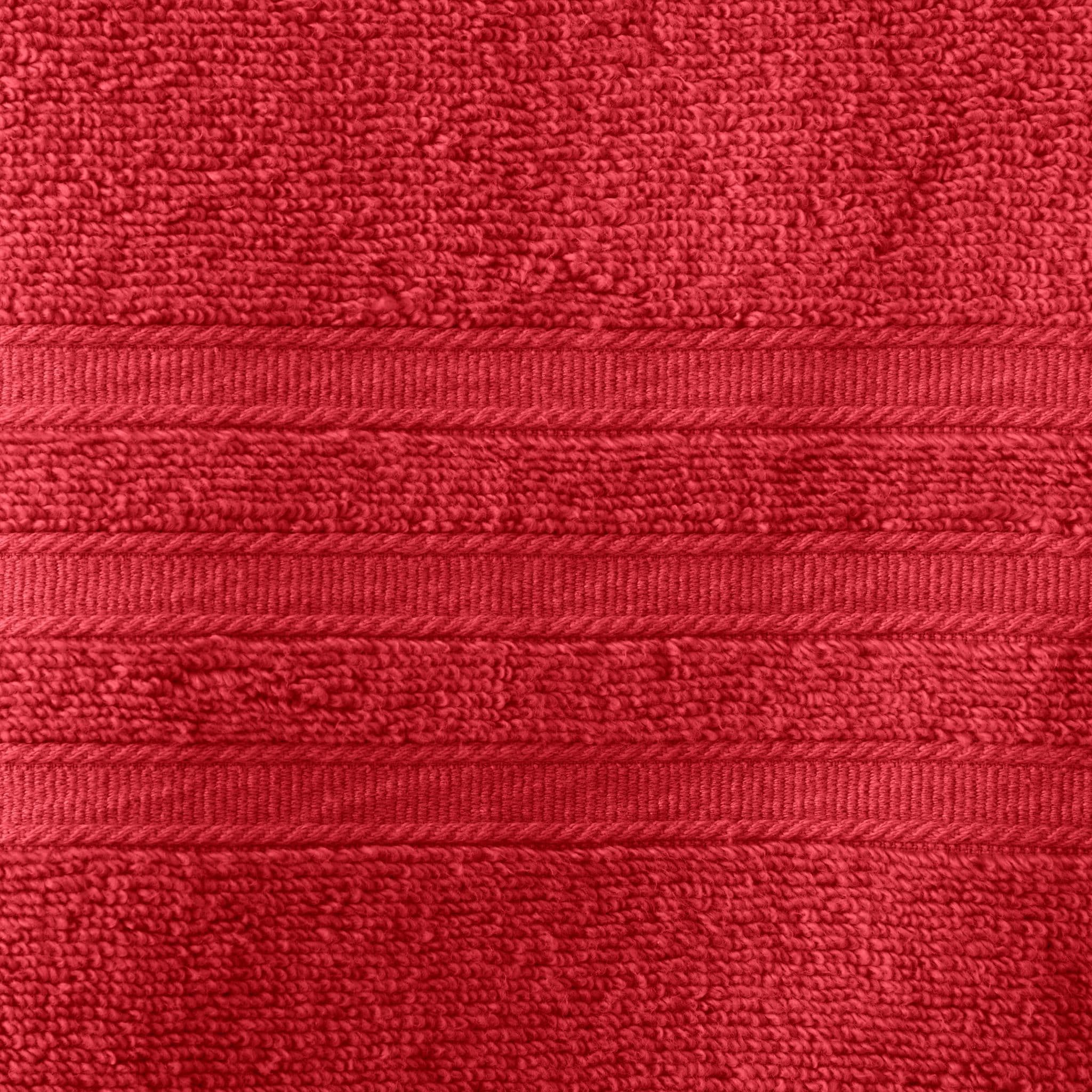 Catherine Lansfield Zero Twist Red Bath Towels