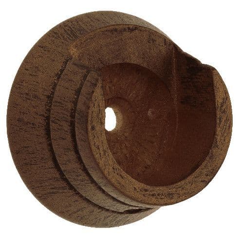 Integra Masterpiece 35mm Wooden Recess Brackets Pair - Burnished Bronze