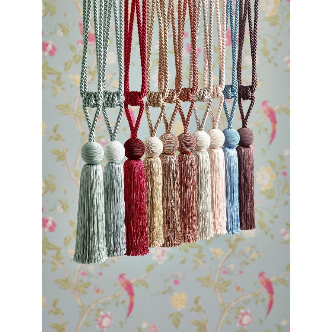 Laura Ashley Theodora Tassel Tieback - Carnation