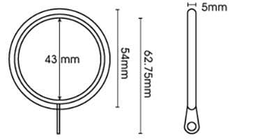 Swish Elements Belgravia 28mm 3-Sided Bay Window Curtain Pole 400cm ...