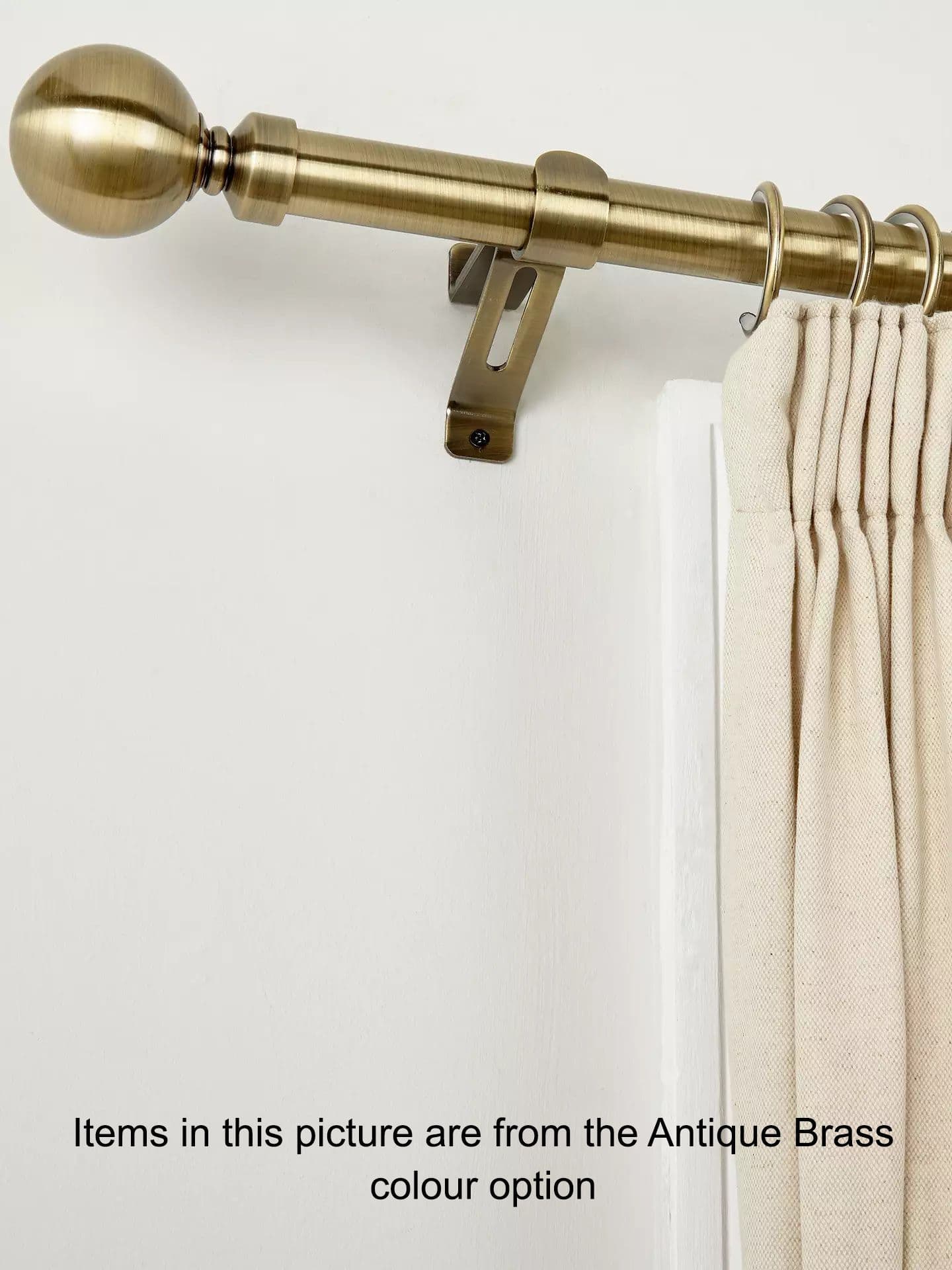 Swish Elements Belgravia 28mm 3-Sided Bay Window Curtain Pole 400cm ...