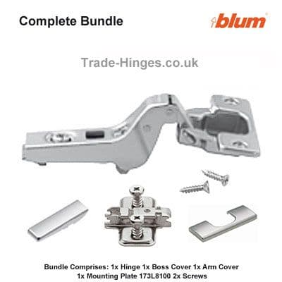 Blum 100 Hinge Half-Overlay