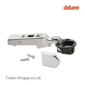 Blum Glass Door Hinge with Chrome Cover