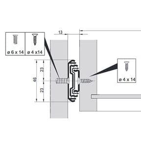 Side Mounted Runners with Soft Close